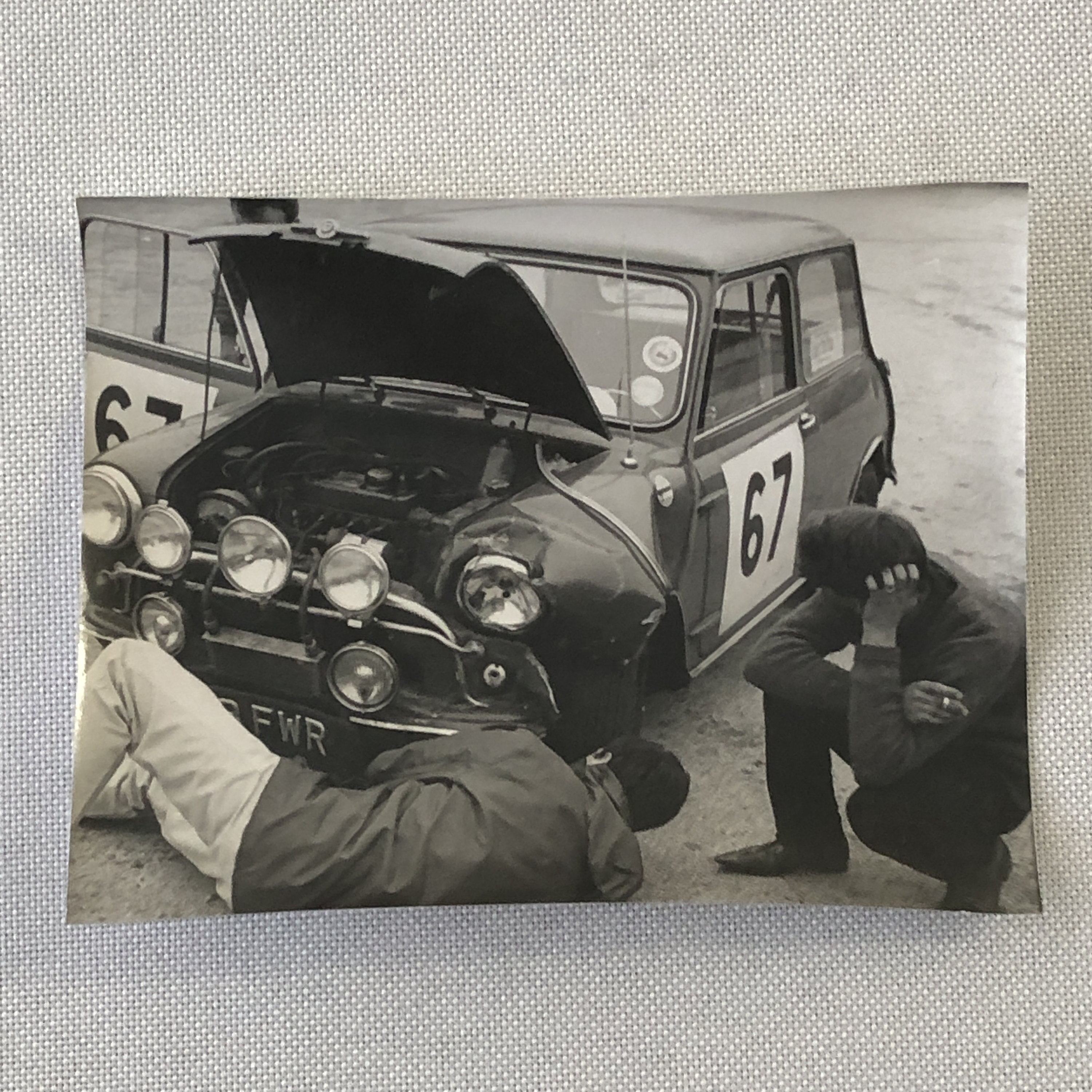 Vintage MINI Racing Car Photo Photograph Print Wrecked Car - Etsy