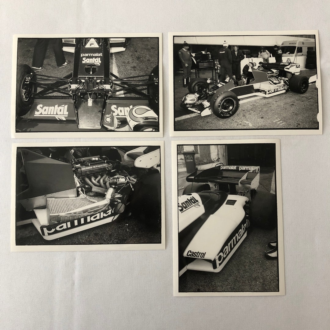 Vintage BMW Brabham Racing Parmalat Car F1 Photo Photograph Lot of 4 ...