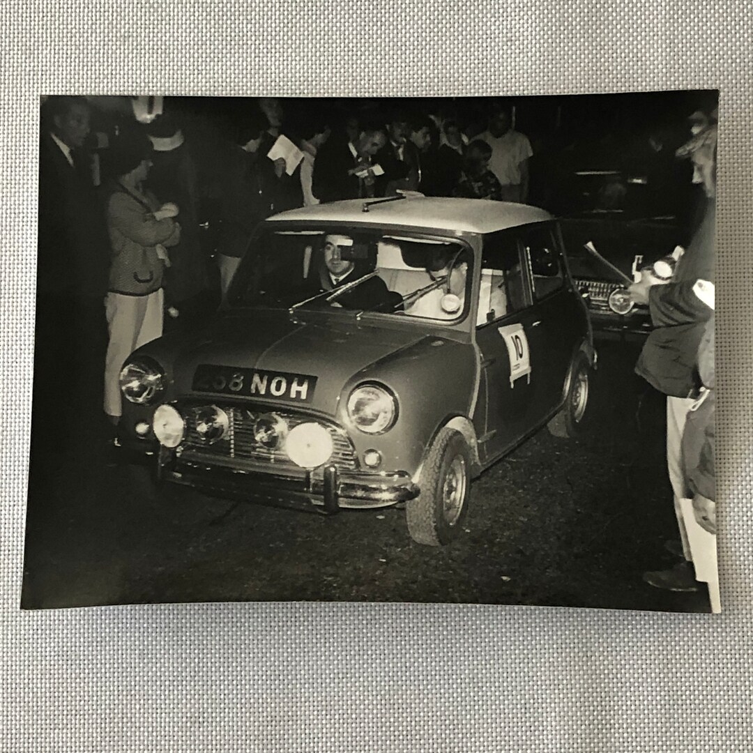 Vintage MINI Racing Car Photo Photograph Print - Rally Rallye Car ? - Etsy