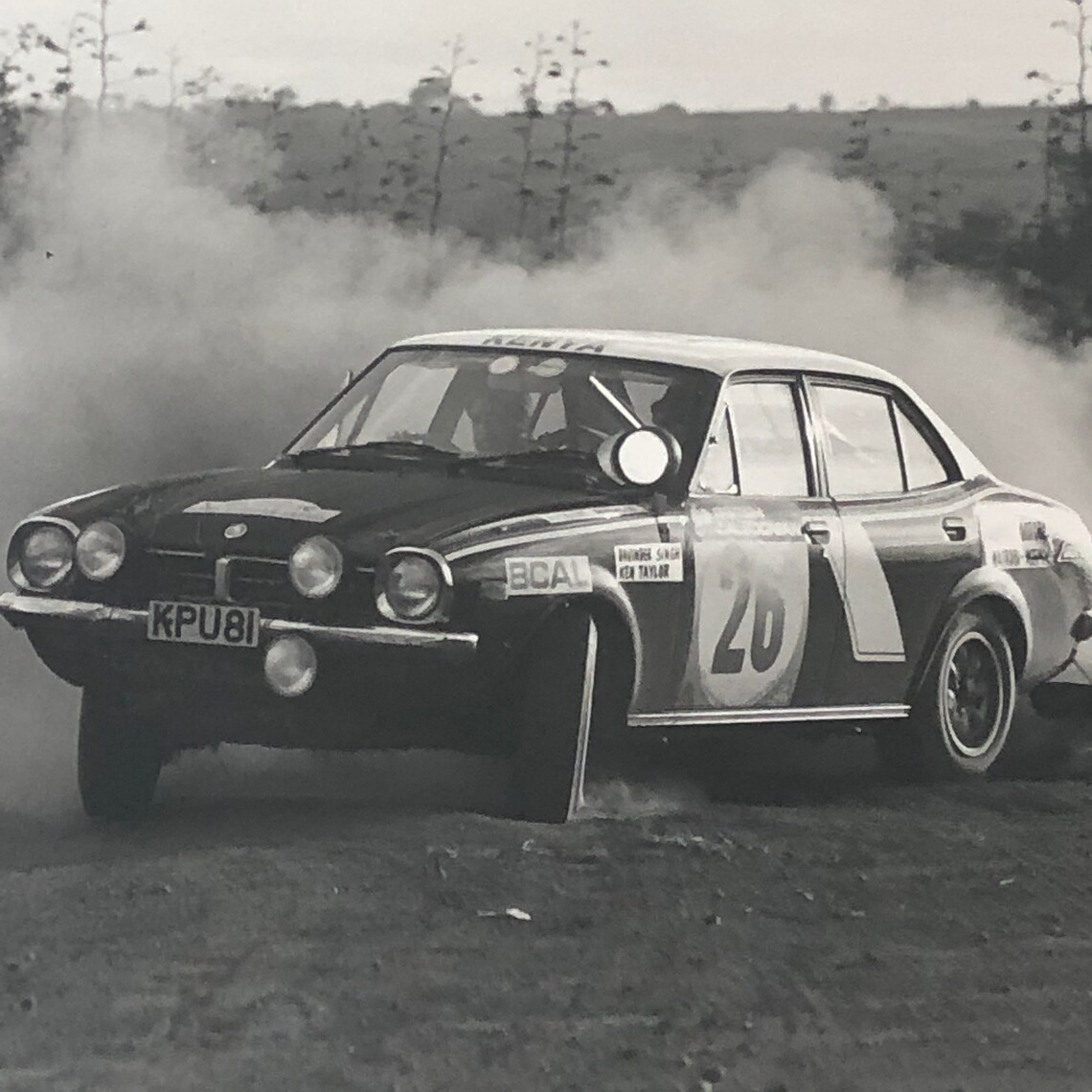 Vintage Rally Racing Photo Photograph 1974 East African Safari ...