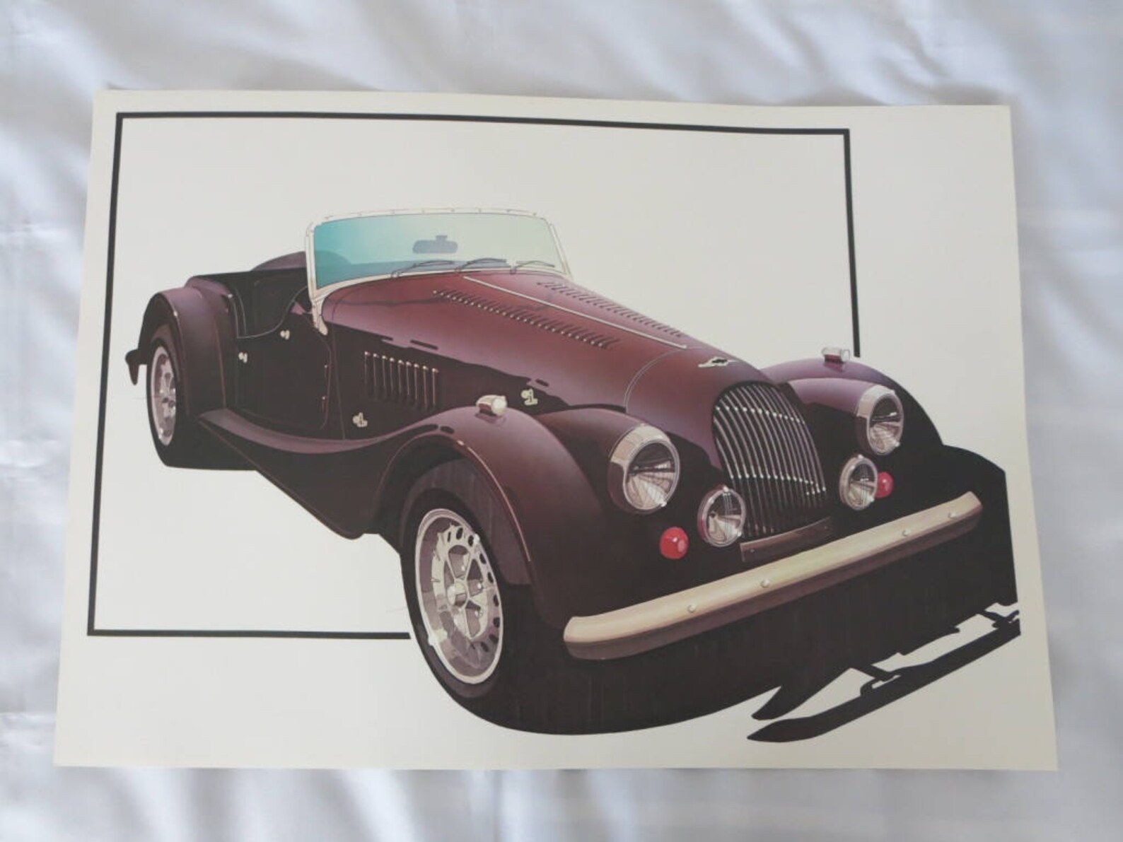 Poster Morgan Roadster Car Vintage Automotive Decor Wall Art - Etsy UK