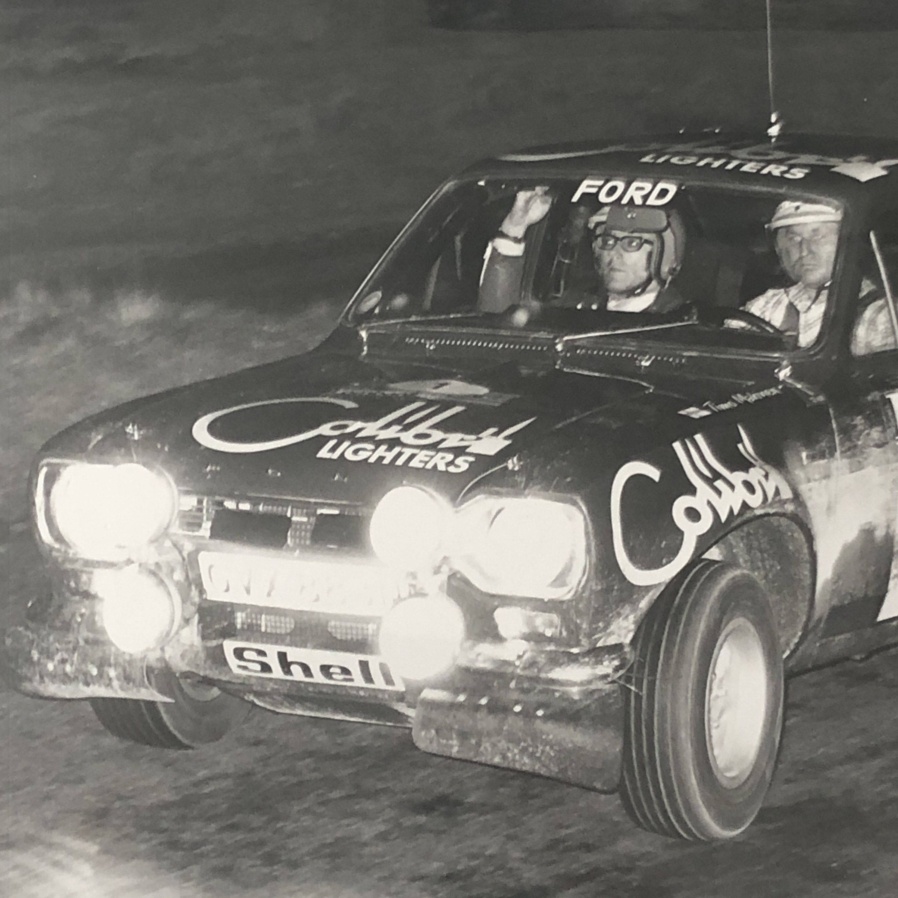 Vintage Rally Racing Photo Photograph 1974 Rallye RAC Ford Car - Etsy