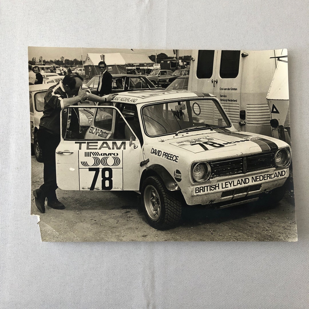 Vintage Austin Mini Racing Car Photo Photograph Print David Preece - Etsy