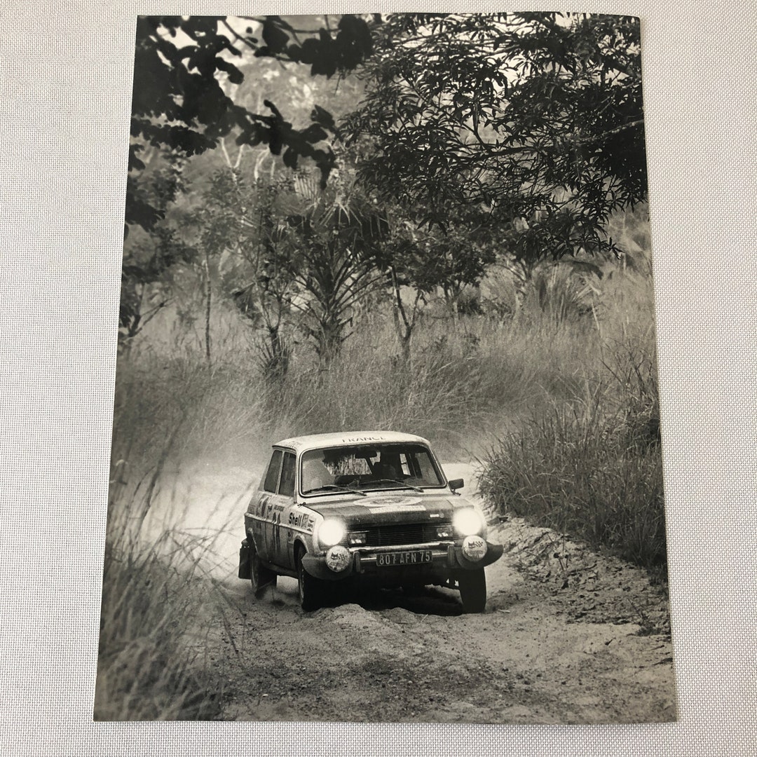 Vintage Rally Racing Photo Photograph 1974 Rallye Du Bandama Car - Etsy