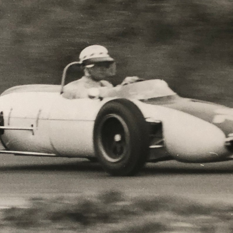 Vintage Racing Car Driver Photo Photograph Print 1961 Brands | Etsy
