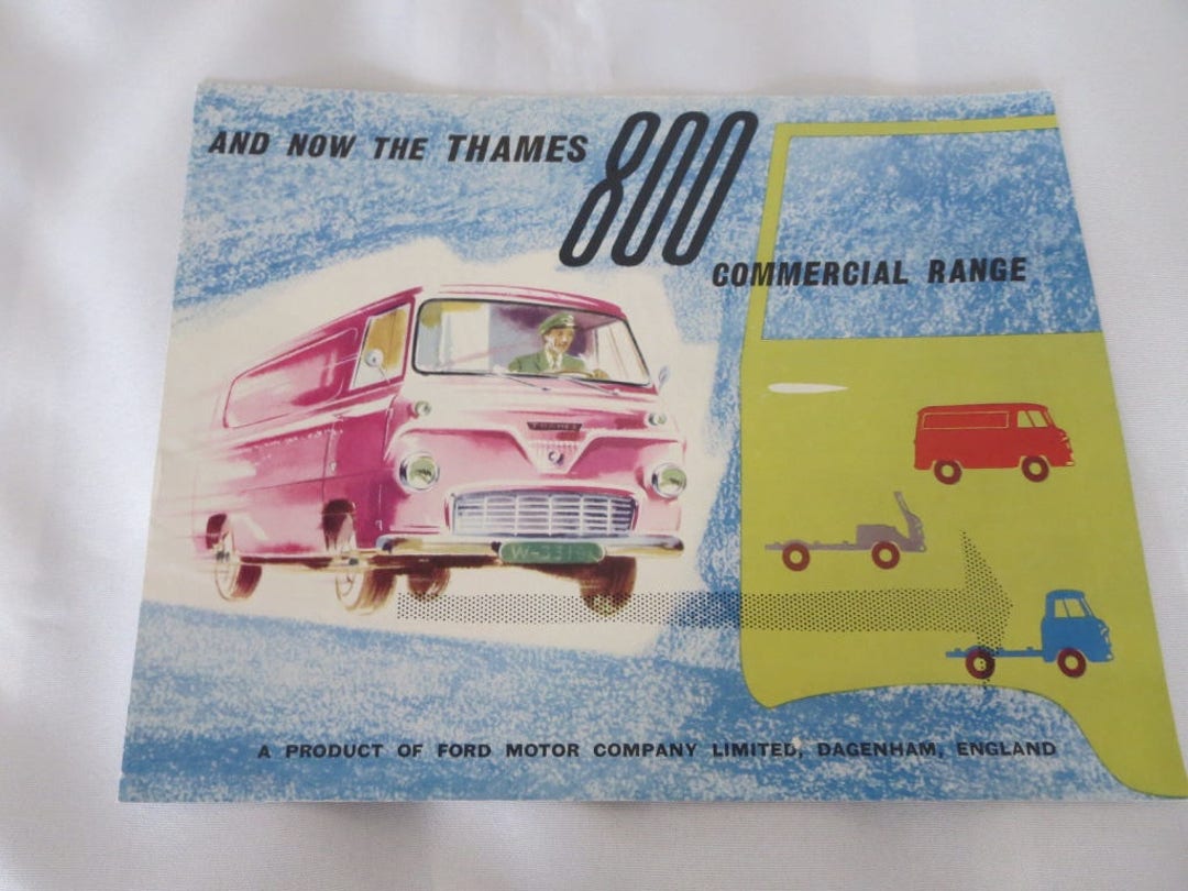 1958 Thames 800 Commerical Van & Truck Brochure Freighter - Etsy