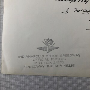 Vintage Indy Indianapolis Racing Photo Photograph 1971 Sammy Sessions ...