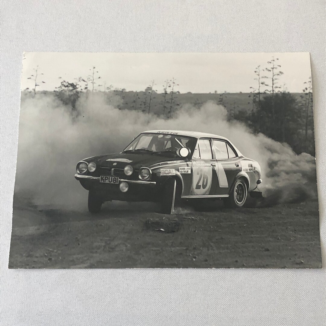 Vintage Rally Racing Photo Photograph 1974 East African Safari ...