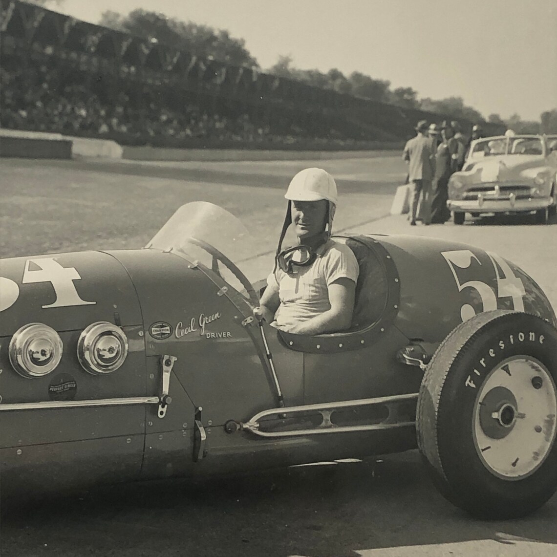 1950 Indianapolis Motor Speedway Indy Racing Fotografía Cecil - Etsy España