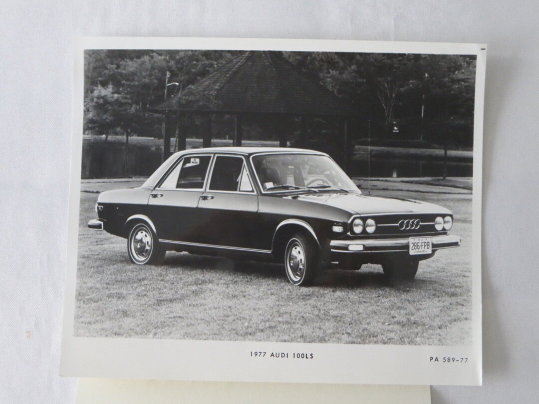 1977 Audi 100LS Car Factory Press Photo Photograph 100 LS - Etsy