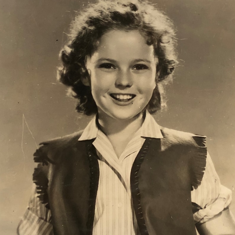 Shirley Temple Actress Press Photo Photograph Print Vintage - Etsy