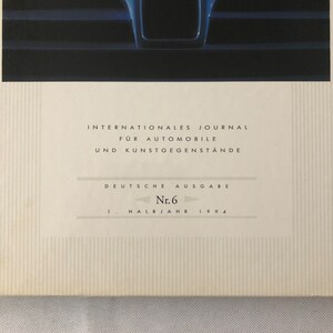 1994 Bugatti Car Book Magazine Journal German Text Vintage Cars + - Etsy