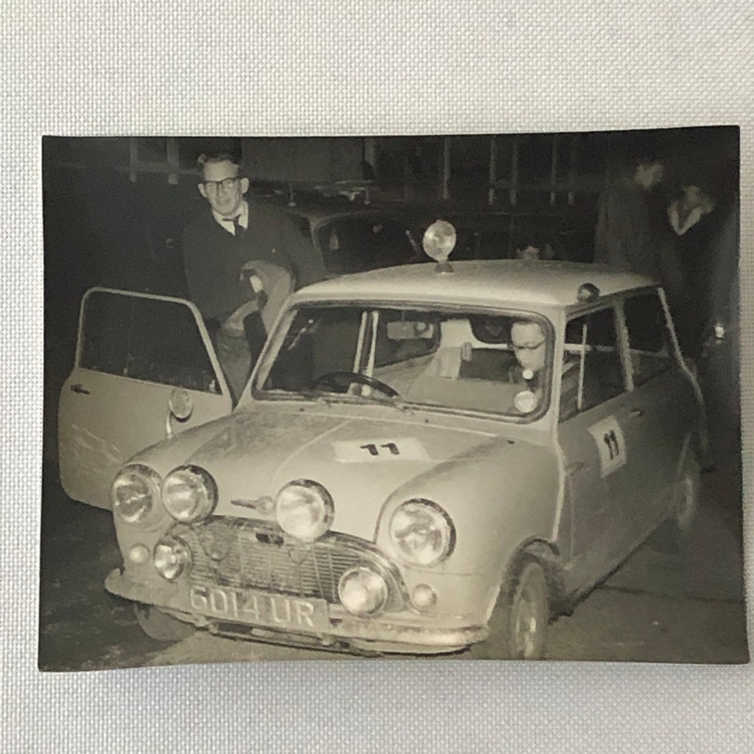Vintage MINI Racing Car Photo Photograph Print Rally Rallye Car - Etsy