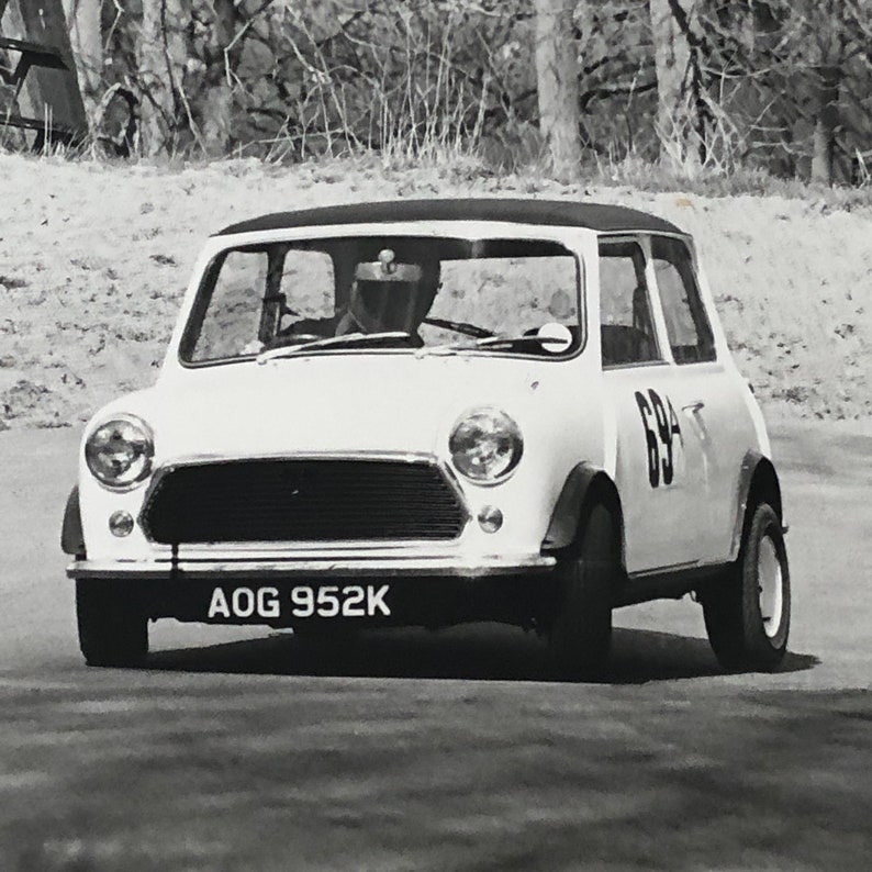 Vintage Austin Mini Racing Car Photo Photograph Print - Etsy