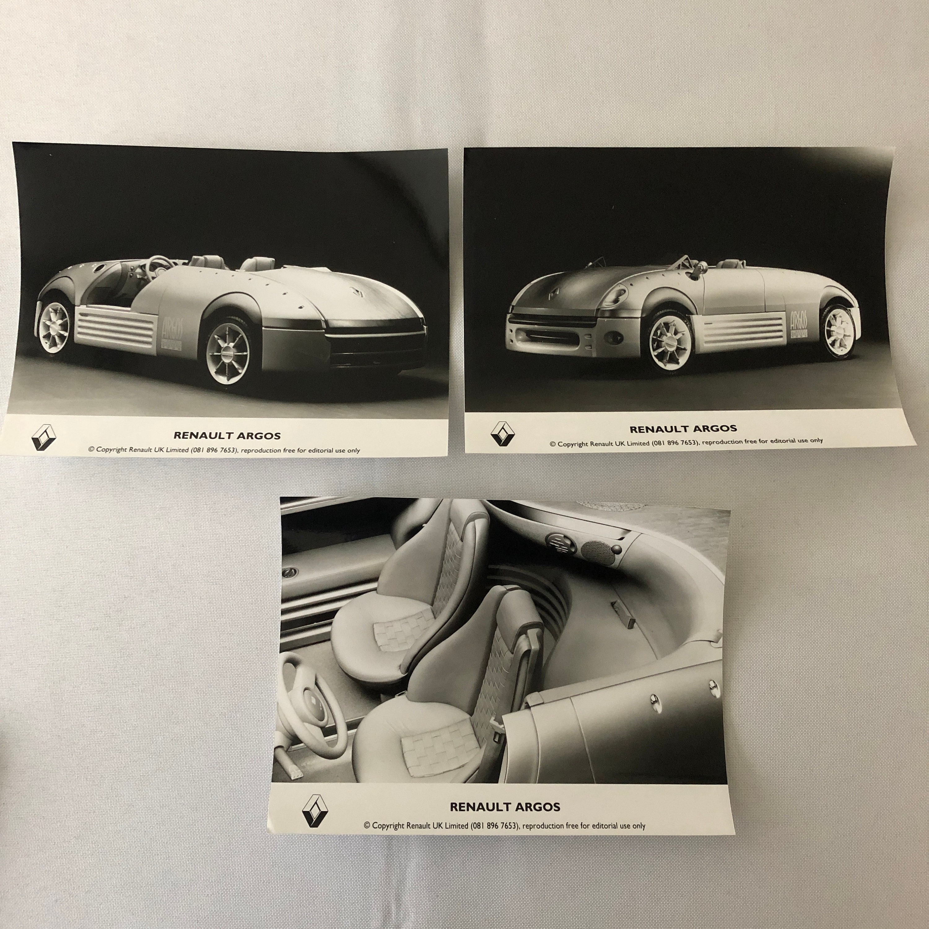 Renault Argos Concept Car Factory Press Photo Photograph Lot - Etsy