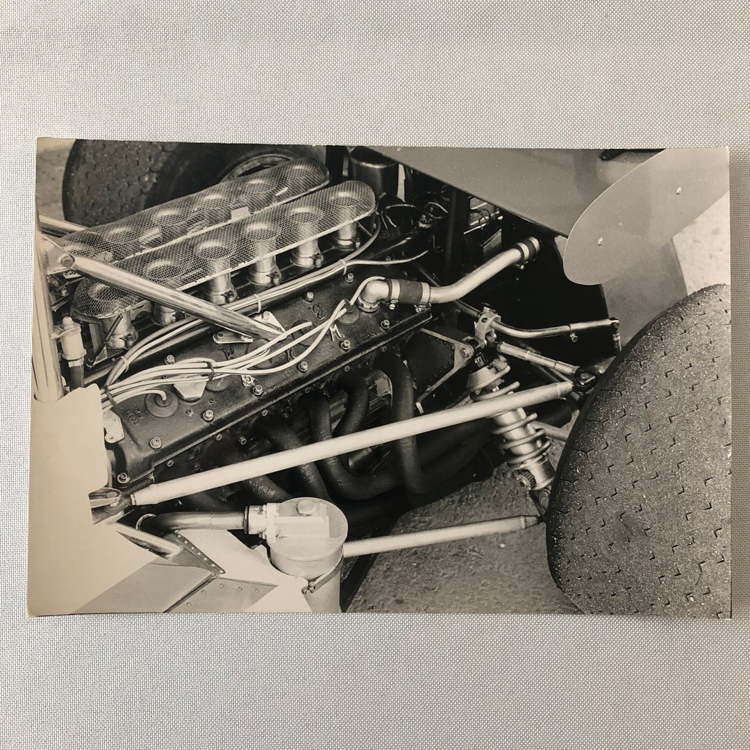 Vintage BRM V12 Racing Engine Photo Photograph Bernard Cahier ...