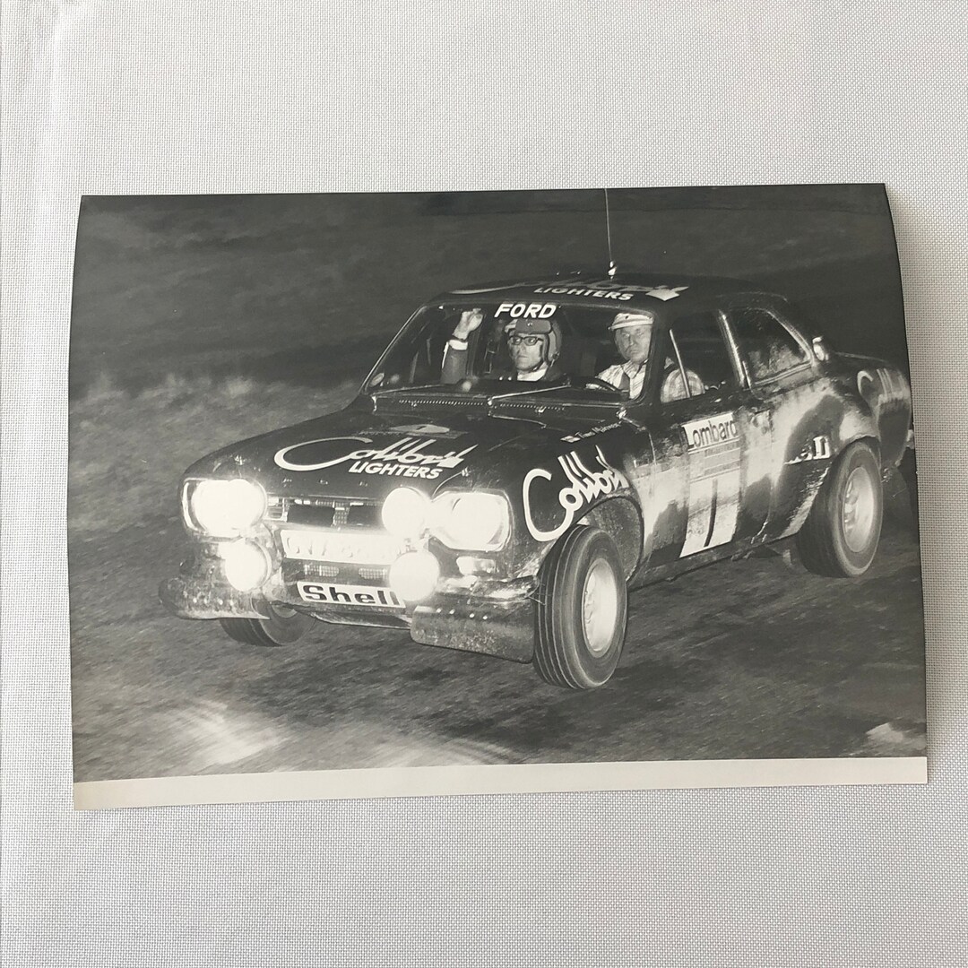 Vintage Rally Racing Photo Photograph 1974 Rallye RAC Ford Car - Etsy