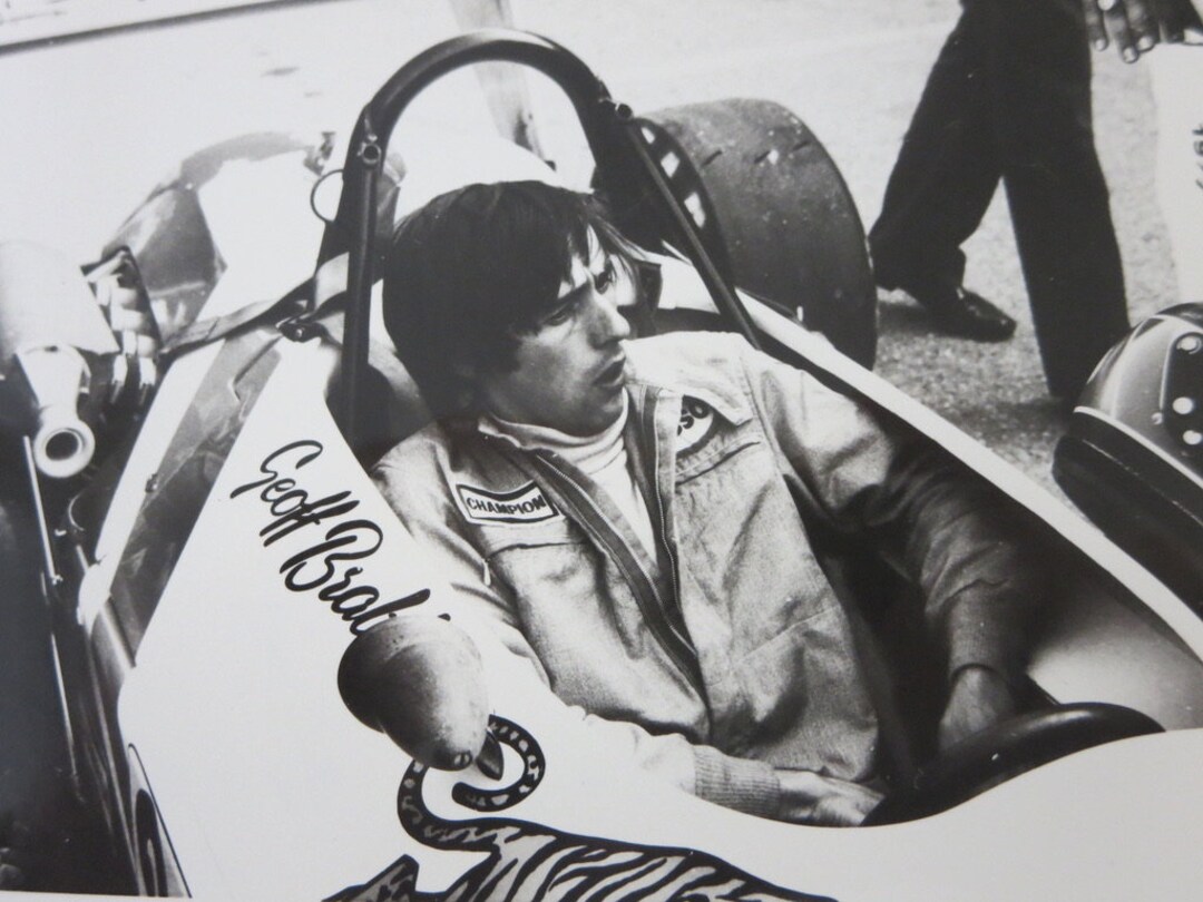 Vintage 1977 Press Photograph Photo Geoff Brabham Monaco Race - Etsy