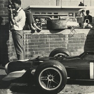 Vintage Racing Photo Photograph BRM 1969 South African Grand Prix Louis ...