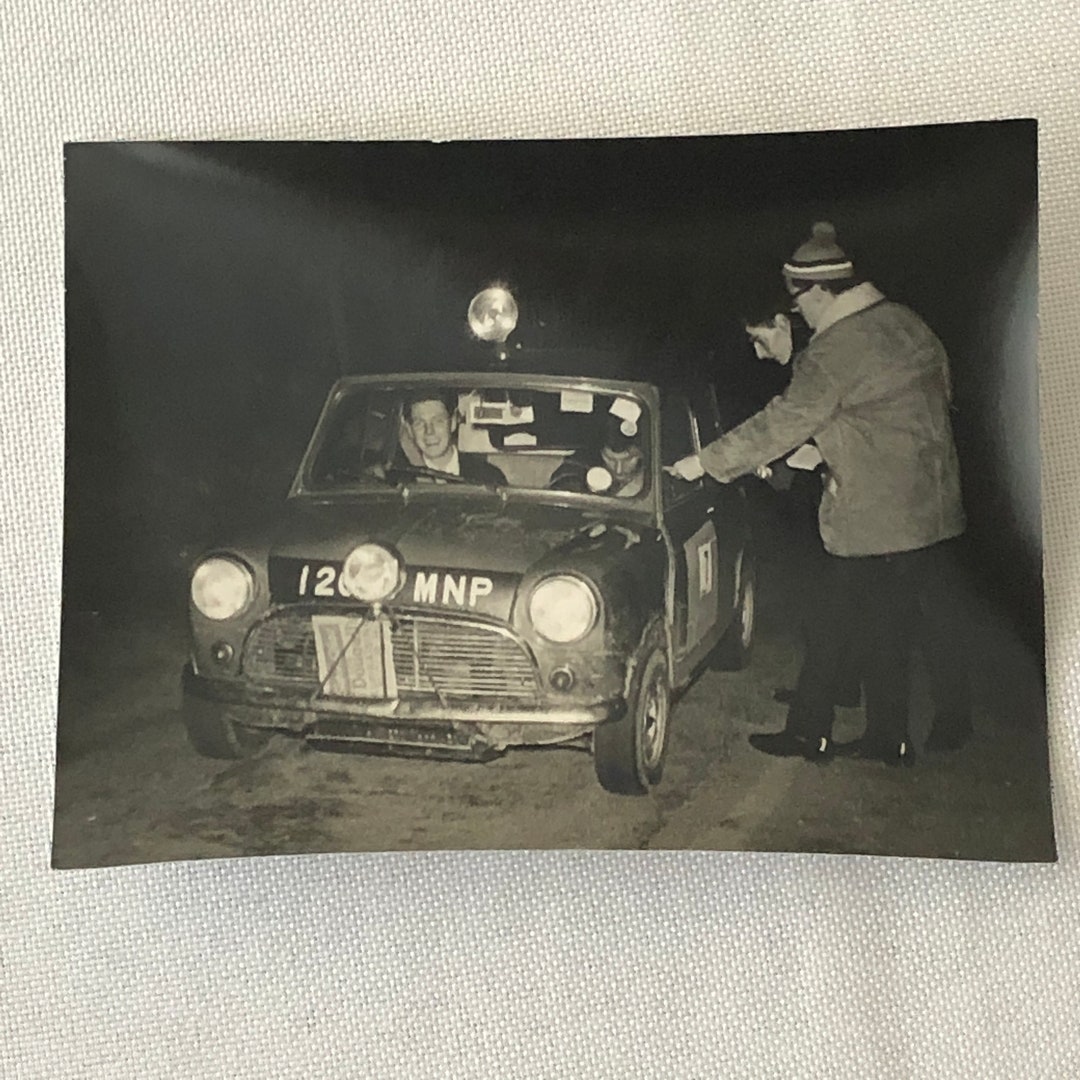 Vintage MINI Racing Car Photo Photograph Print Rally Rallye Car - Etsy