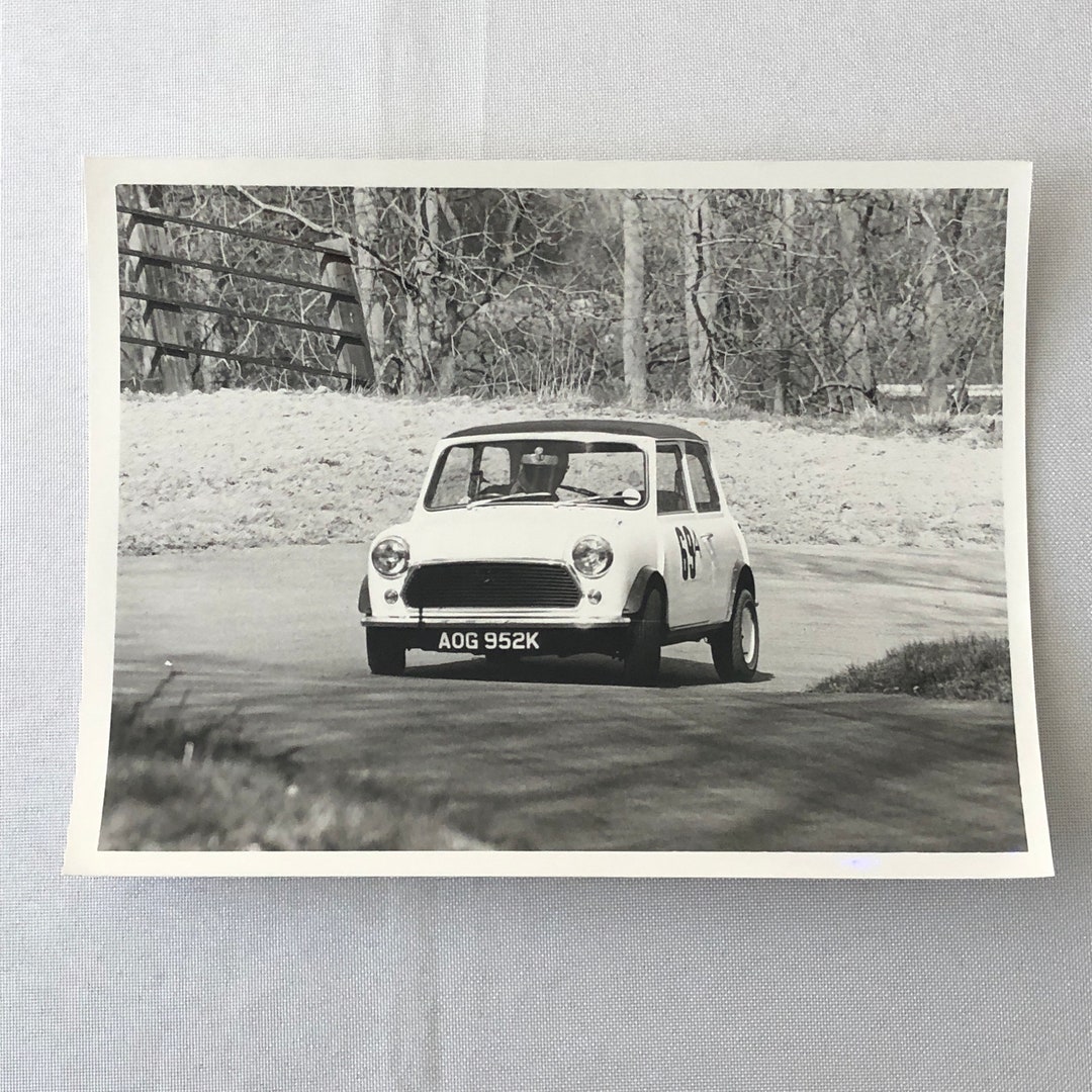 Vintage Austin Mini Racing Car Photo Photograph Print - Etsy