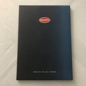 Bugatti Veyron Press Kit Brochure Photos 2002 German Text Bugatti ...