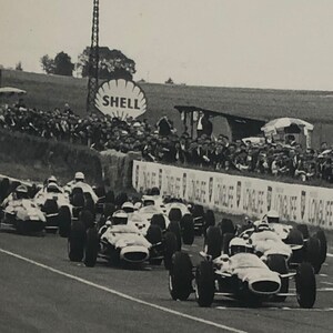 Vintage F2 Car Racing Photo Photograph Jack Brabham Jim Clark Grahm ...