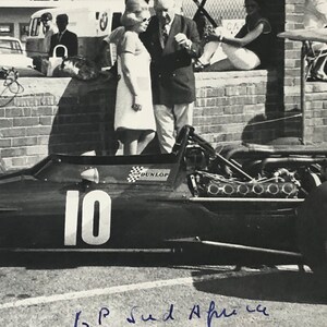 Vintage Racing Photo Photograph BRM 1969 South African Grand Prix Louis ...