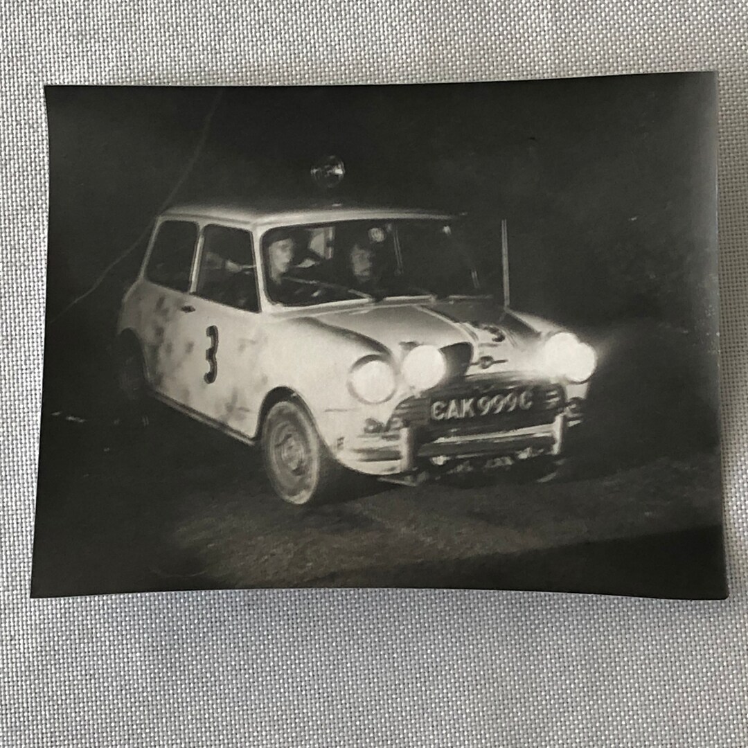 Vintage MINI Racing Car Photo Photograph Print Rally Rallye Car - Etsy