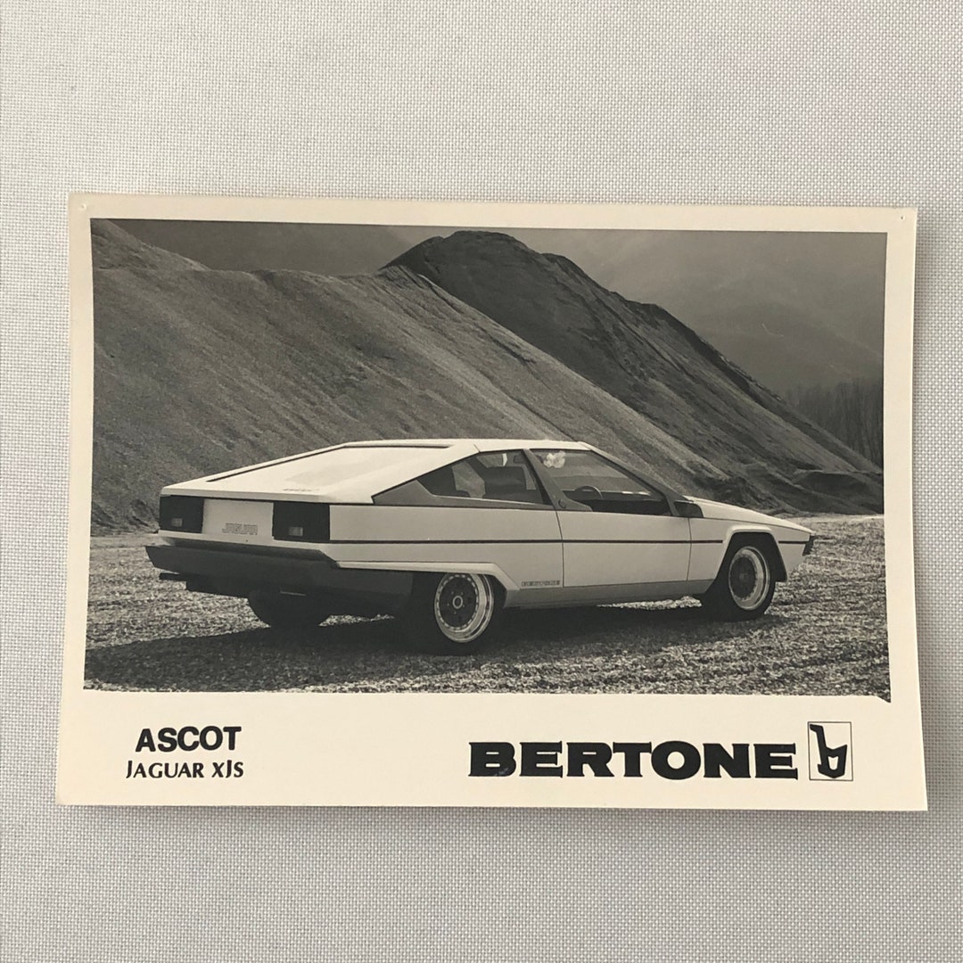 Vintage Bertone Design Jaguar XJS Ascot Concept Car Photo Photograph - Etsy