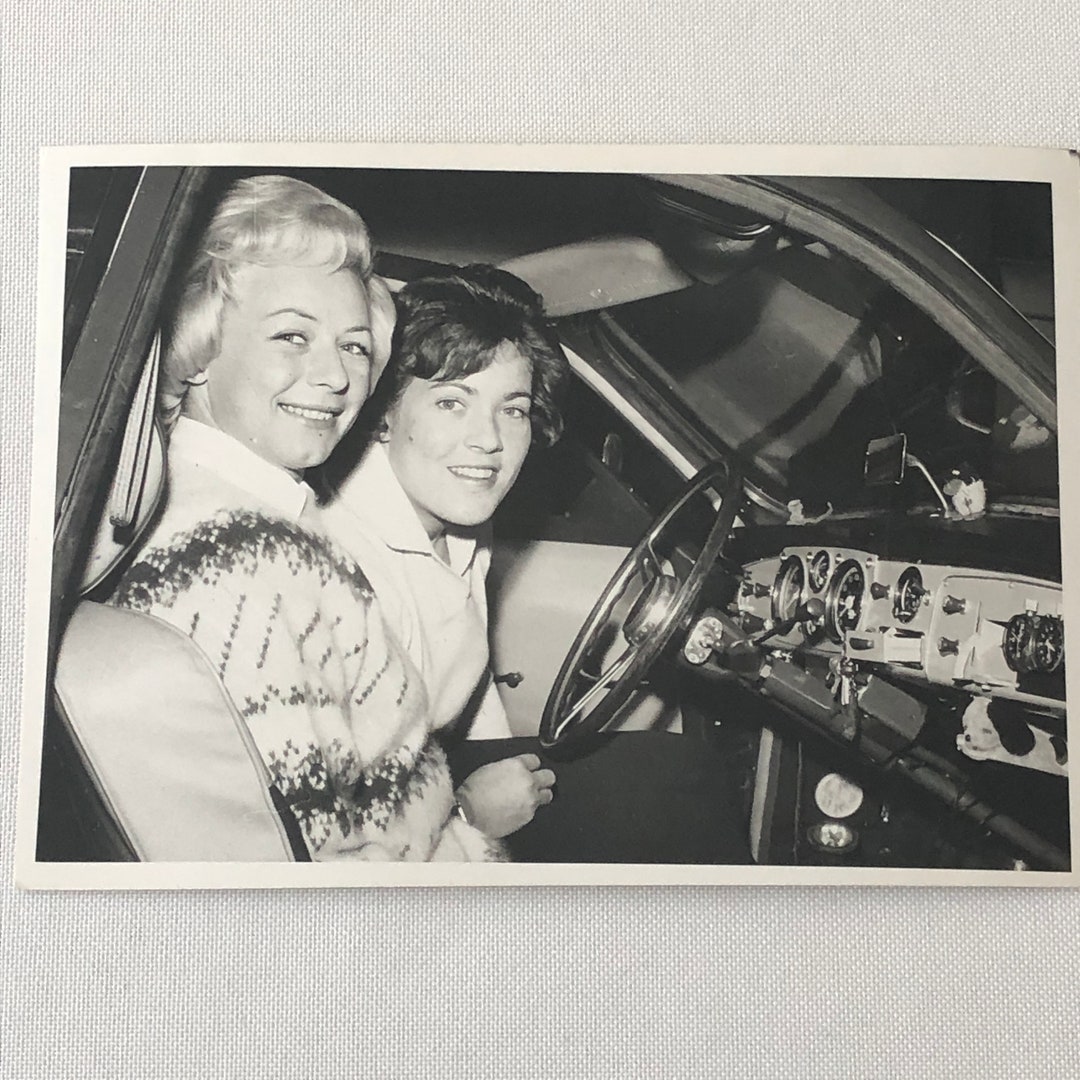 Vintage Pat Carlsson Moss Rally Racing Driver Photo Photograph - Etsy