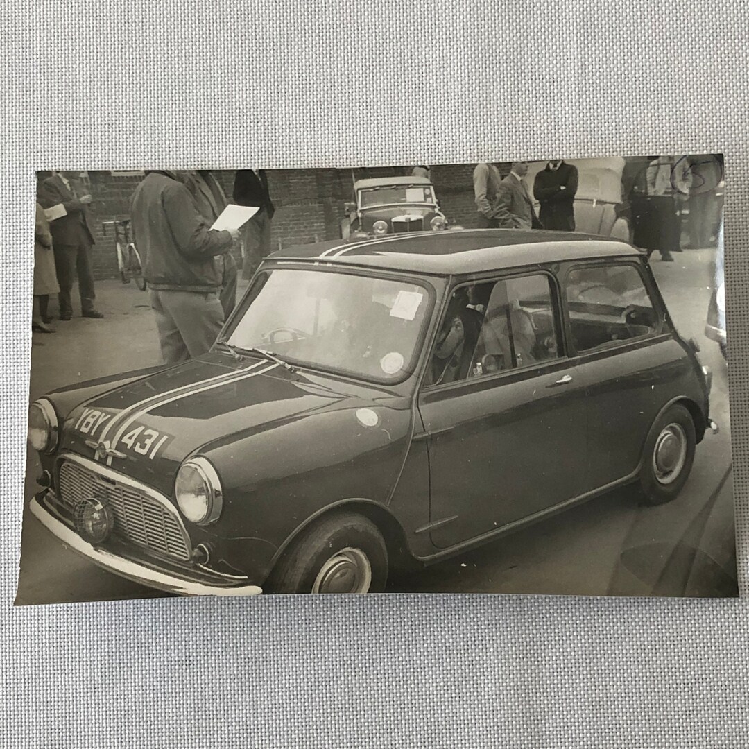 Vintage MINI Racing Car Photo Photograph Print Rally Rallye Car - Etsy