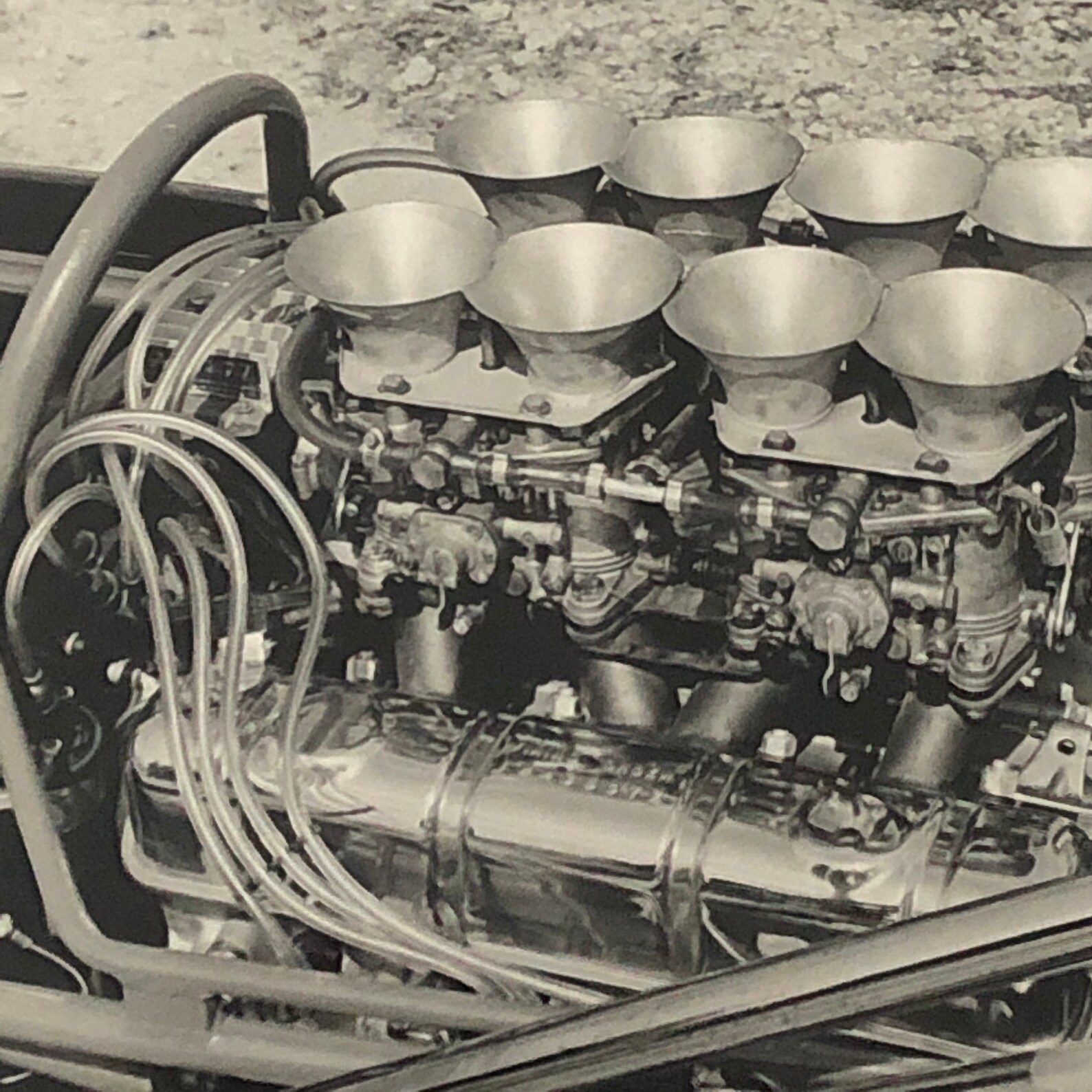 Vintage Brabham Racing Race Car Engine Photo Photograph | Etsy