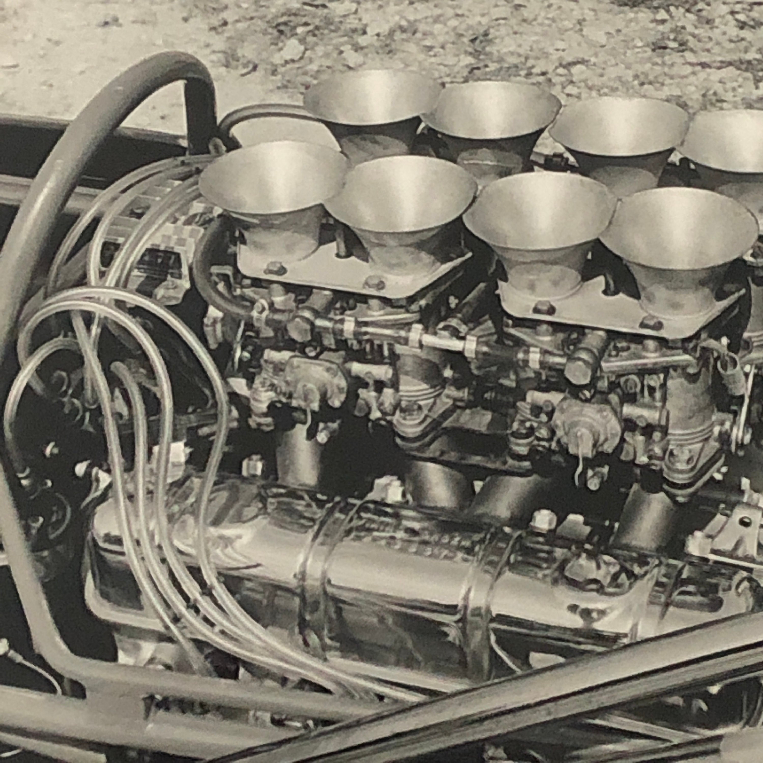 Vintage Brabham Racing Race Car Engine Photo Photograph - Etsy