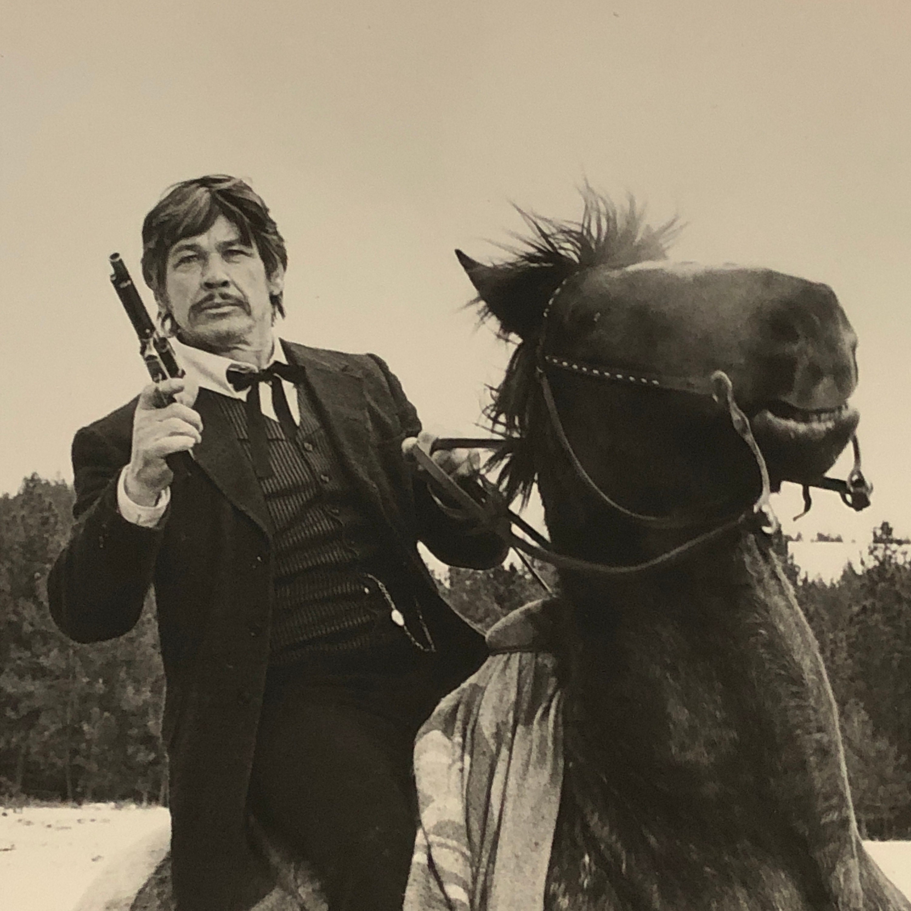 Charles Bronson on Horse Horseback Photo Photograph Print - Etsy