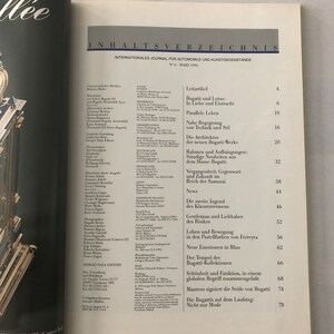 1994 Bugatti Car Book Magazine Journal German Text Vintage Cars + - Etsy