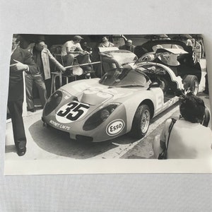 Vintage Racing Photo Photograph 1975 24 Hours of Lemans Esso Moynet ...