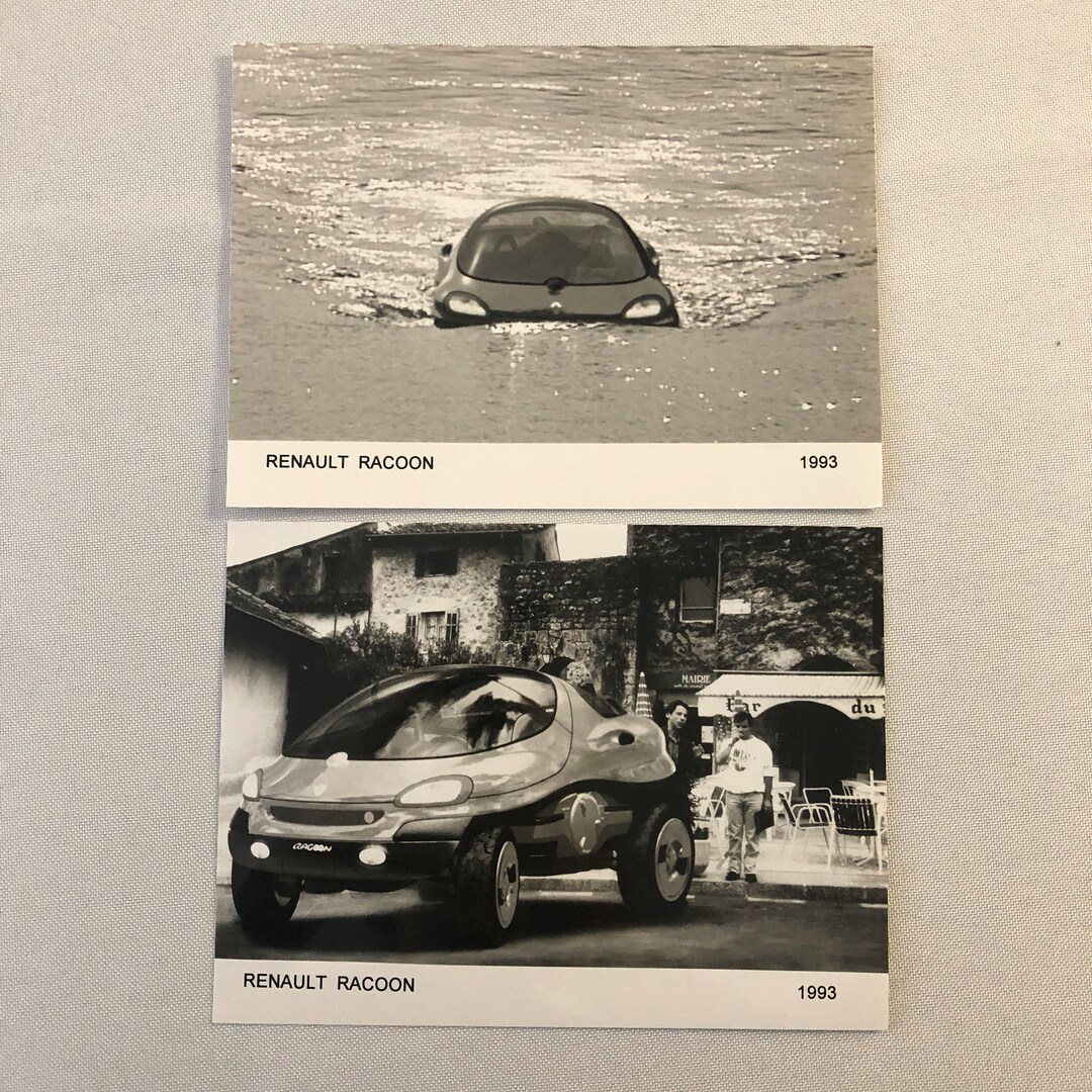 1993 Renault Racoon Concept Car Photo Photograph Lot of 2 - Etsy