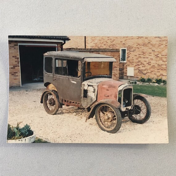 Vintage Austin Seven Fabric Saloon Barn Find Rusty Car Photo - Etsy