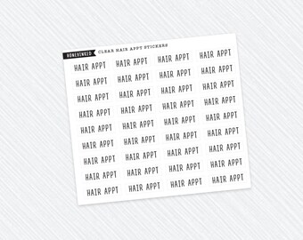 Haircut Planner Stickers Hair Cut Planner Stickers Hair Day Stickers ...