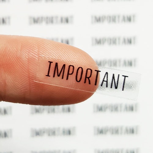 40 Important Stickers Important Planner Stickers Header - Etsy