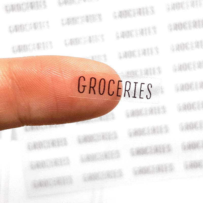 48 Groceries Stickers Groceries Planner Stickers Grocery | Etsy
