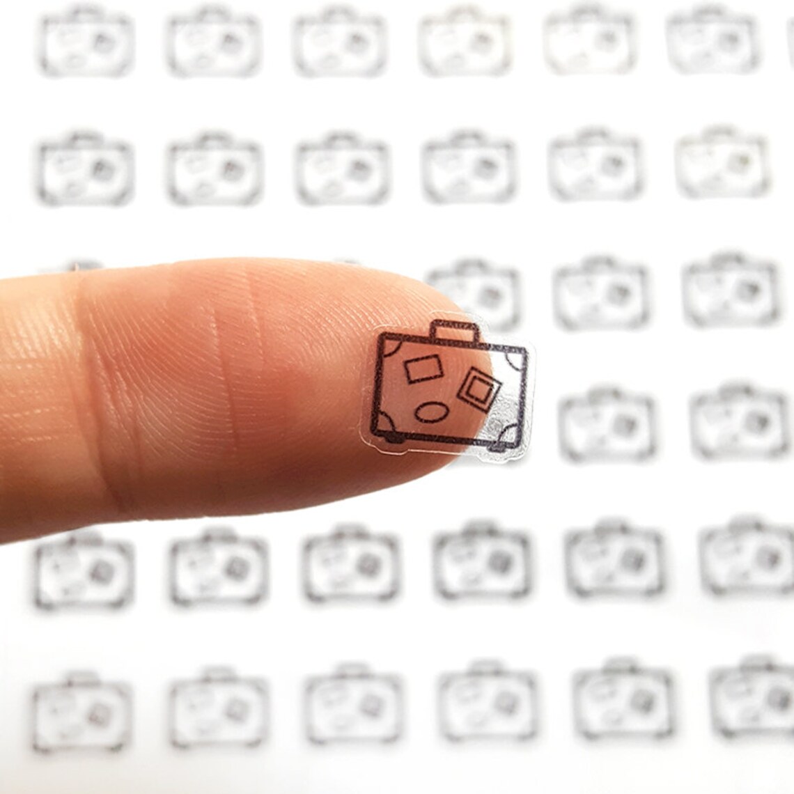 56 Suitcase Stickers Briefcase Planner Stickers Travel - Etsy