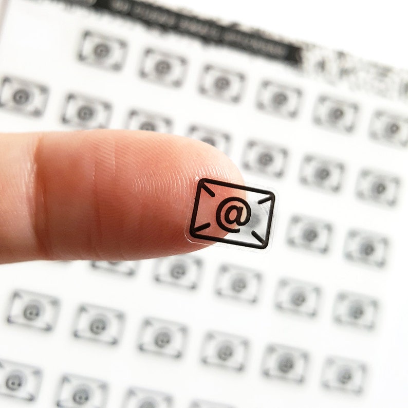 56 Email Planner Stickers Email Stickers Mail Stickers Work - Etsy