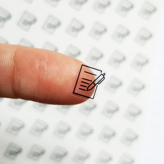 56 Pen Stickers Pen Planner Stickers Writing Stickers Day | Etsy