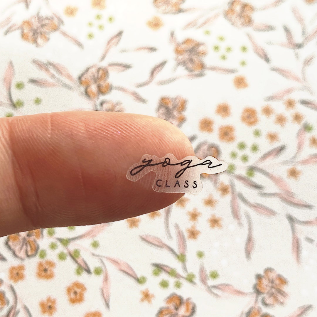 Yoga Class Stickers | Duo Stickers | Yoga Stickers, Workout Stickers ...