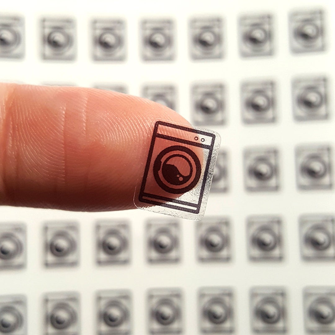 Washing Machine Stickers Laundry Planner Stickers, Laundry Stickers for ...