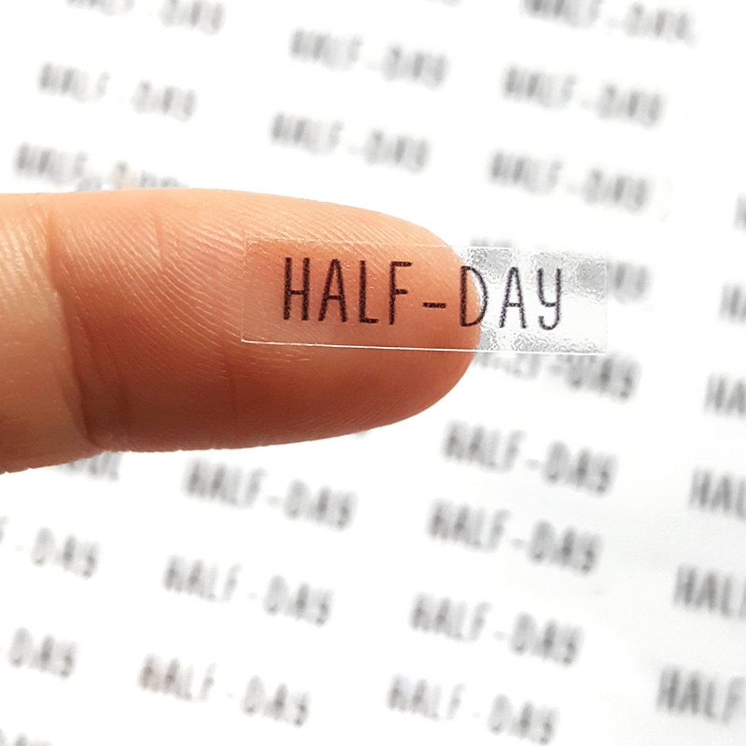 48 Half Day Planner Stickers, Half-day Planner Stickers, Half-day ...