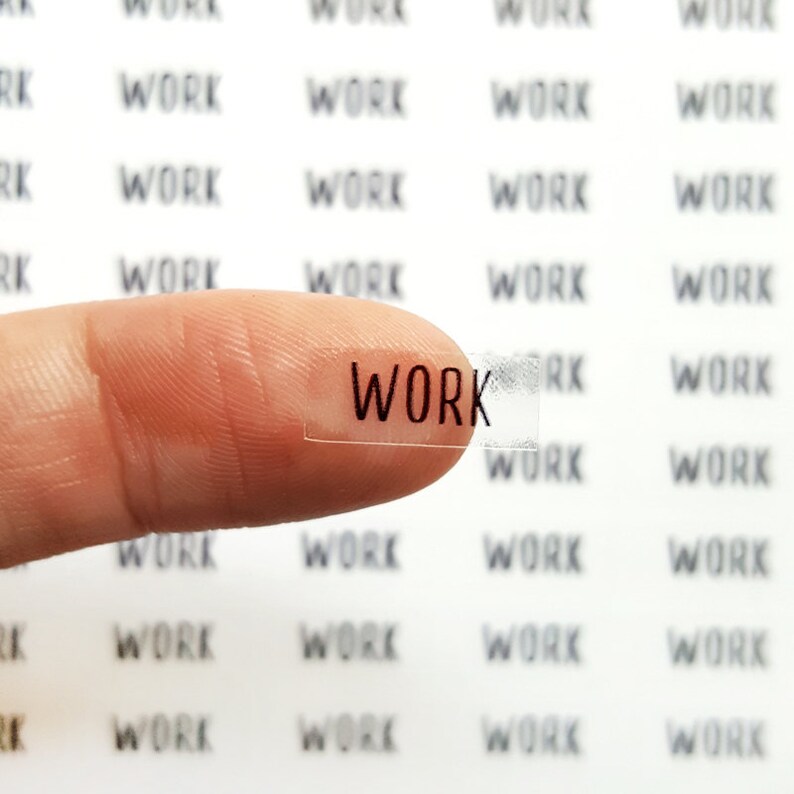 60 Work Stickers for Planners - Etsy