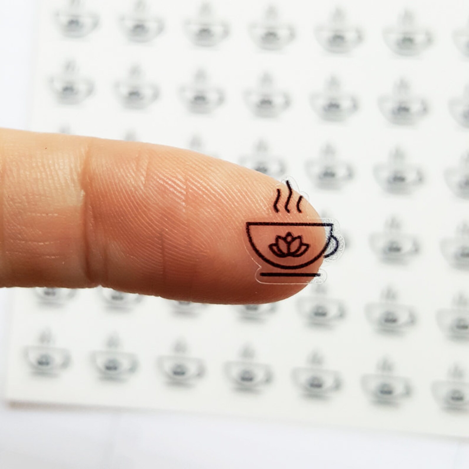 56 Tea Stickers Tea Planner Stickers Tea Leaf Stickers - Etsy